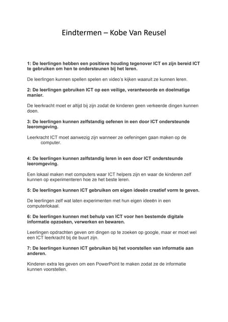 De verschillende doelen in ICT voor kleuteronderwijs.docx