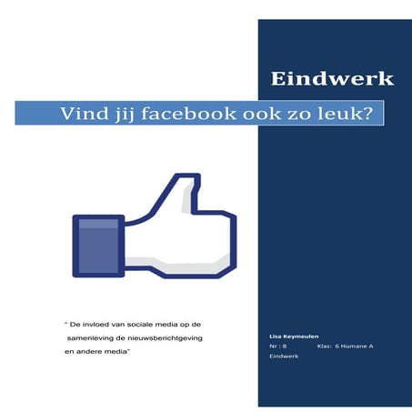Eindwerk | PDF | Social Networking | Internet