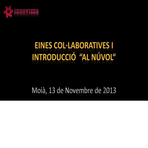 Eines colaboratives i introducció al núvol | PDF