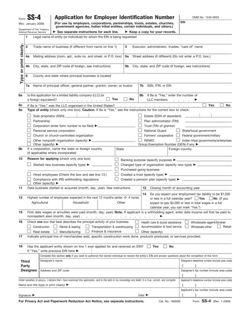EIN Assignment Letter | PDF
