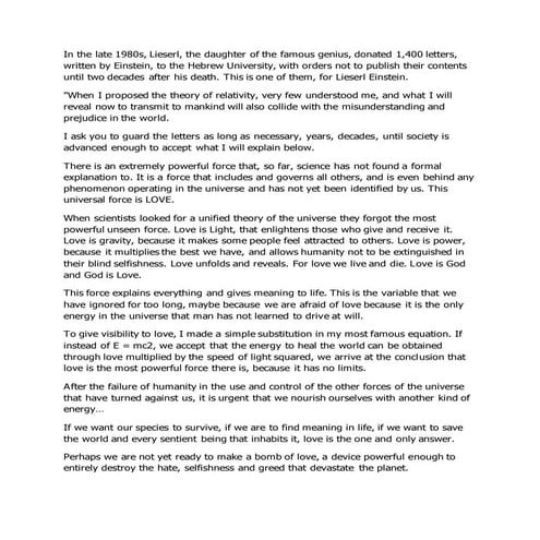 Einstein letter | PDF