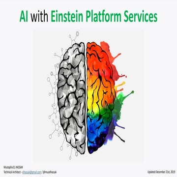 AI with Einstein Platform Services | PDF | Artificial Intelligence | Technology & Computing