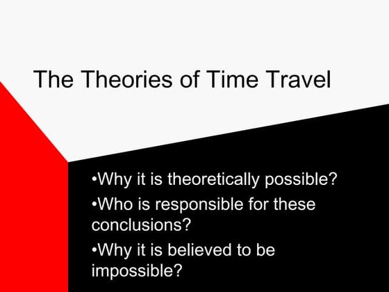 Time travel | PPTX | Physics | Science