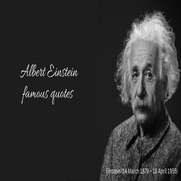 Albert Einstein Quotes | PDF