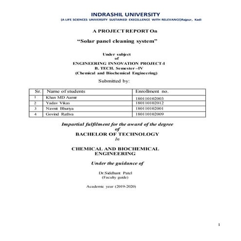 Eip 1 report format-2019 for research project (1) | PDF