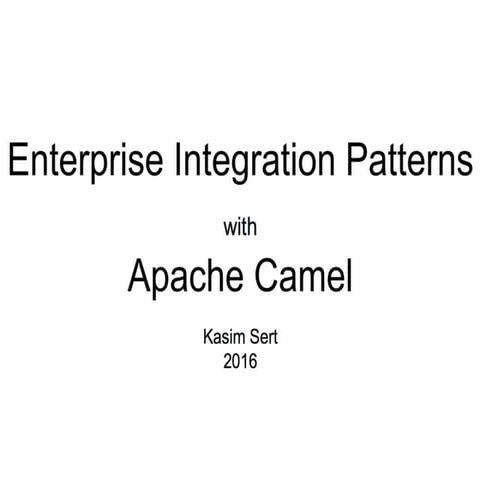 Enterprise Integration Patterns With Camel Pdf Internet Computing 0251