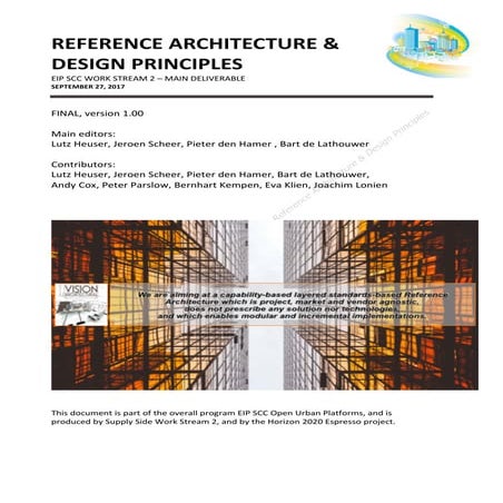 EU European Innovation Partnership for Smart Cities & Communities ...