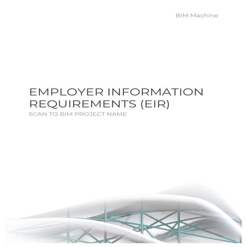 Scan to BIM Employer Information Requirements (EIR) template | PDF
