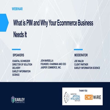 What is PIM and Why Your Ecommerce Business Needs It | PPTX