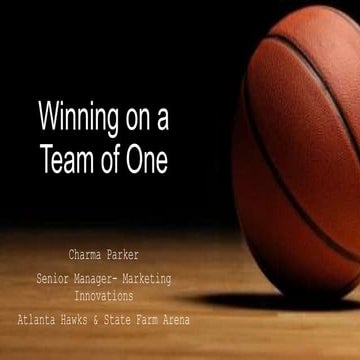 Winning on a Team of One | PPTX