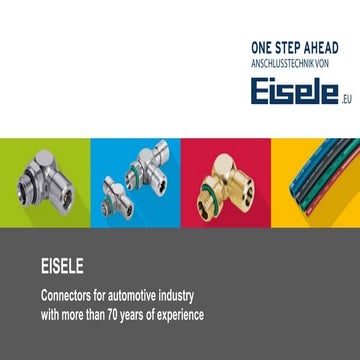 Eisele Connectors for automotive industry | PPTX