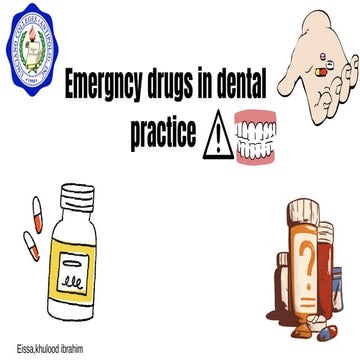 Emergency Drugs PPT | PPTX