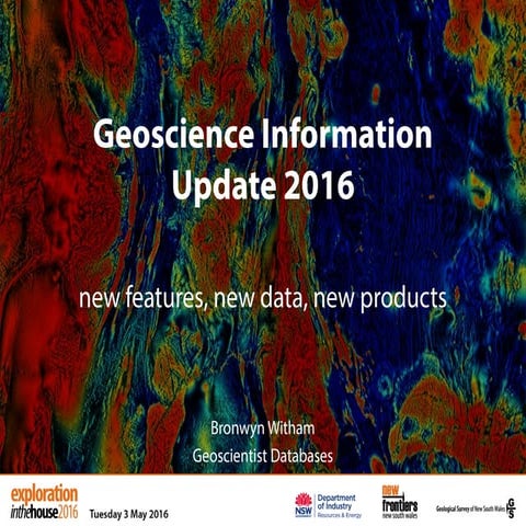 Geoscience Information Update 2016 | PDF