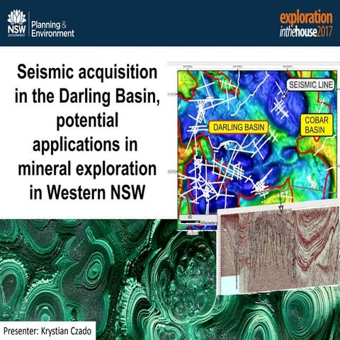 Seismic acquisition in the Darling Basin, potential applications in ...