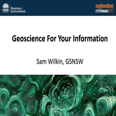 Geoscience For Your Information | PPT