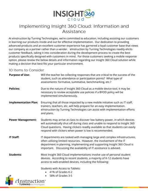 i360 standard and mobile versions | PDF