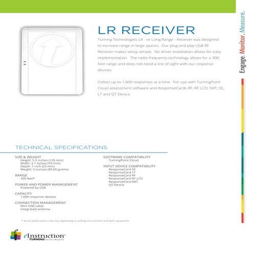 Eitt lr receiver spec sheet | PDF