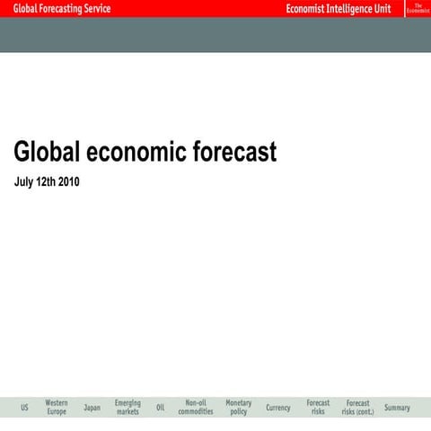 Eiu global economic forecast | PPT