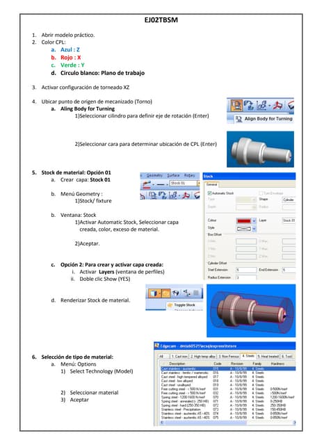 Manual para hacer un careado en torno cnc | PDF