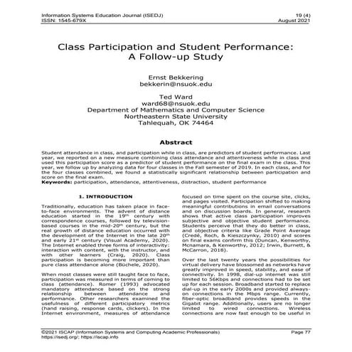 Class participation | PDF