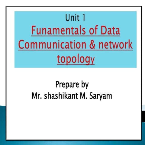 Communication & data network | PPTX