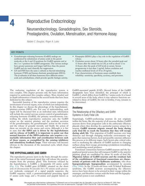 Neuroendocrinology of Reproduction | PDF | Reproductive Health | Diseases and Conditions