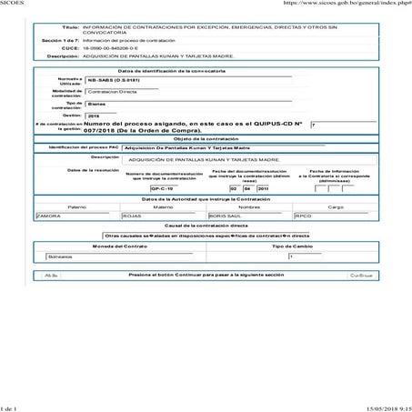 Ejemplo de llenado del Formulario 400 | PDF