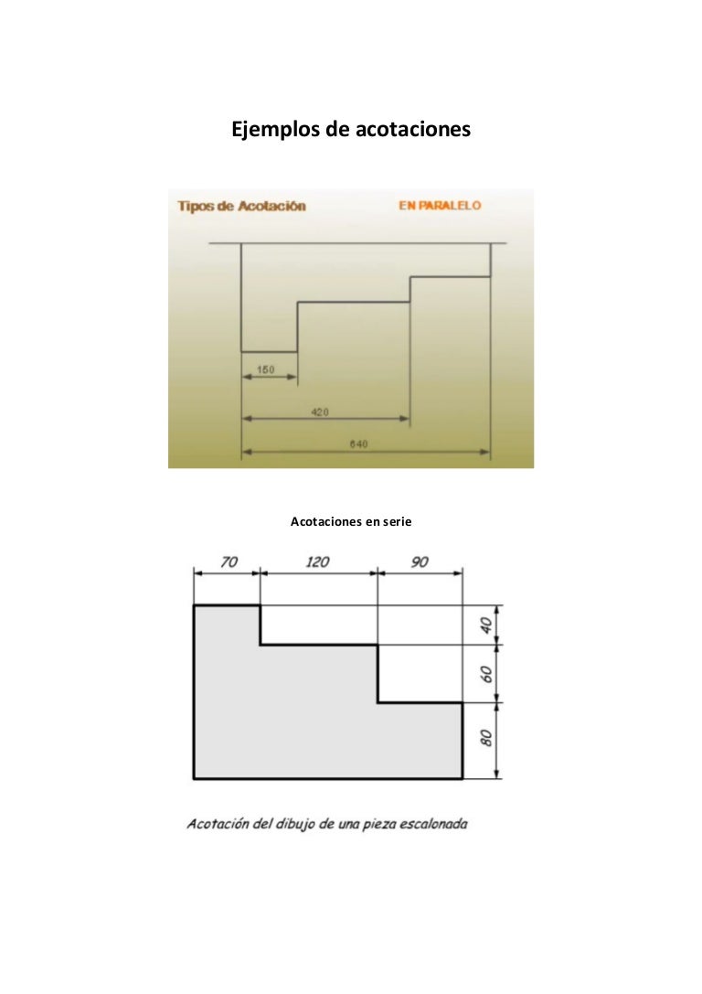 Ejemplos de acotaciones
