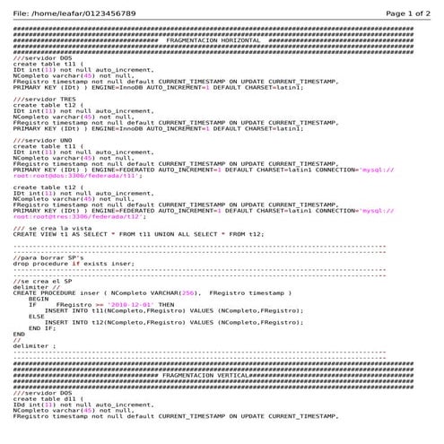 Ejemplos frag vertical_horizontal_mysql | PDF