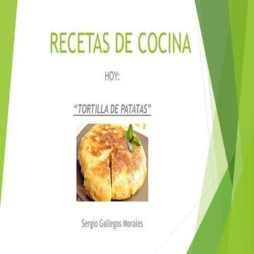 Receta Tortilla de Patatas | PPT