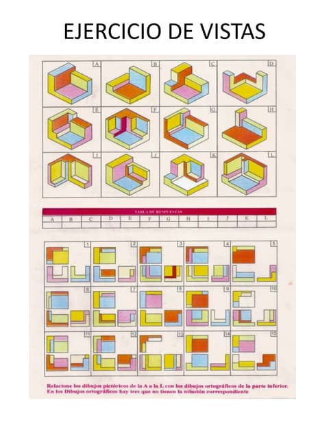 Ejercicio para construir isometrico 3 d con plantilla | DOCX