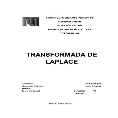Transformada de Laplace | DOCX
