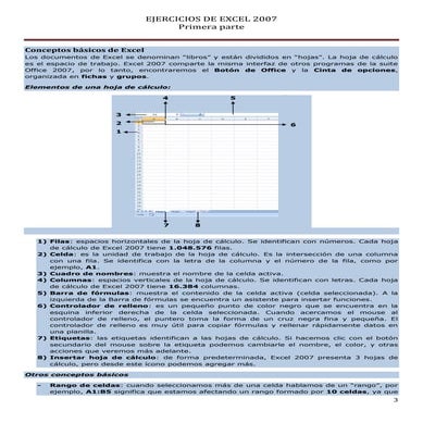 Manual excel basico y practicas | PDF