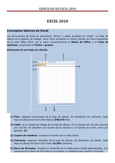 Ejercicios prácticos de excel 2013 | PDF