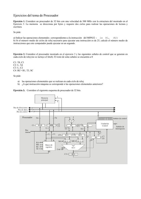 Diagrama ASM Microprocesador 8-bits | PDF | Computing | Technology & Computing