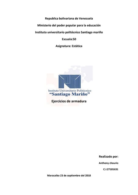 Examen global uam ESTATICA | PDF | Physics | Science