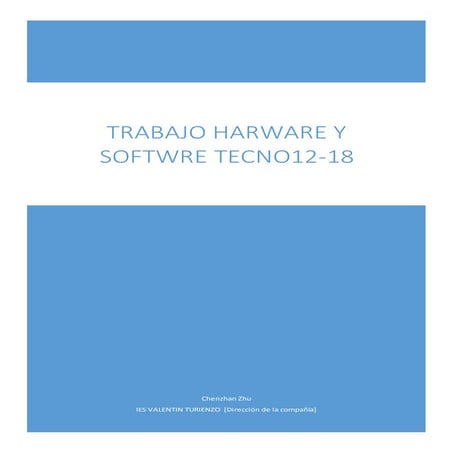 Ejercicios hardware y software | DOCX