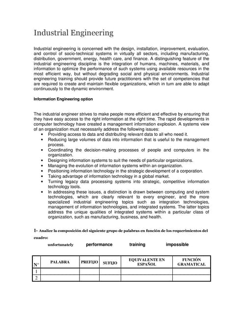 Carrers in industrial engineering | PPT | Mechanical and Industrial Engineering Industry ...