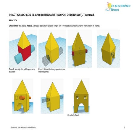 Ejercicios Tinkercad | PDF