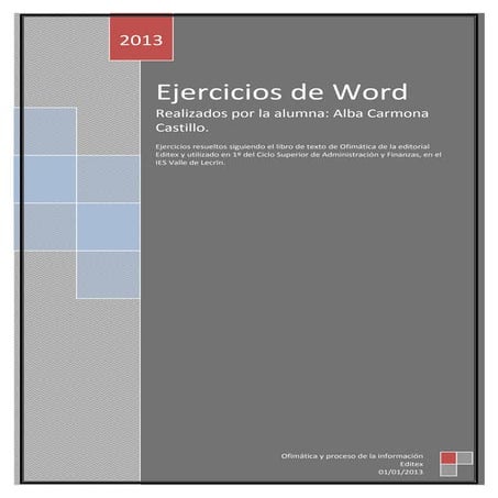 Ejercicios word editex- | DOCX