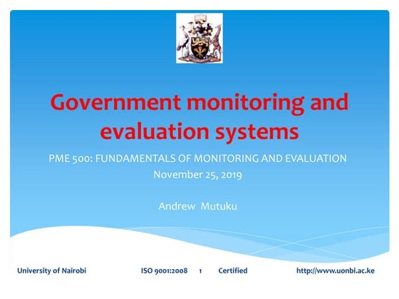 Policy Monitoring and Evaluation | PDF