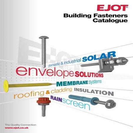 Ejot building fasteners catalogue | PDF | Home Appliances | Home & Garden