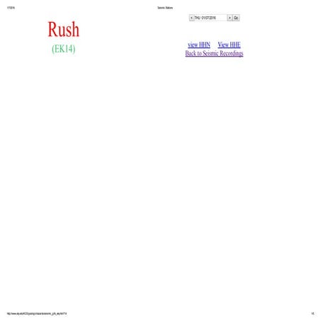 Oklahoma Induced Earthquakes as seen from Northeastern Kentucky | PPT