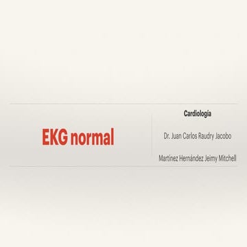Como leer un electrocardiograma y valores normales de referencia | PDF