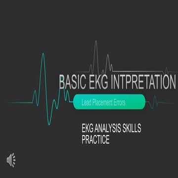 Ekgskillspractice lead placement errors | PPTX