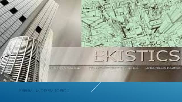 EKISTICS | PPTX