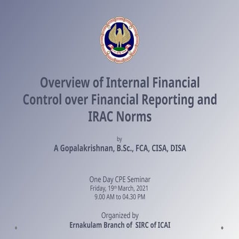 IRAC norm for NPA BANKING AND RECOVERY BANK | PPTX