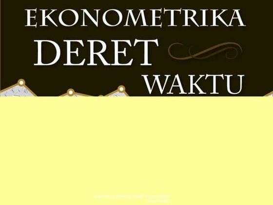 Modul Tutorial Arima | PPT