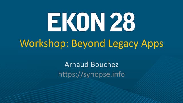 Ekon28 Beyond Legacy Apps With Mormot 2 Ppt
