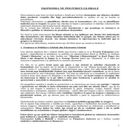 Ekonomia ne-politiken-global | PDF